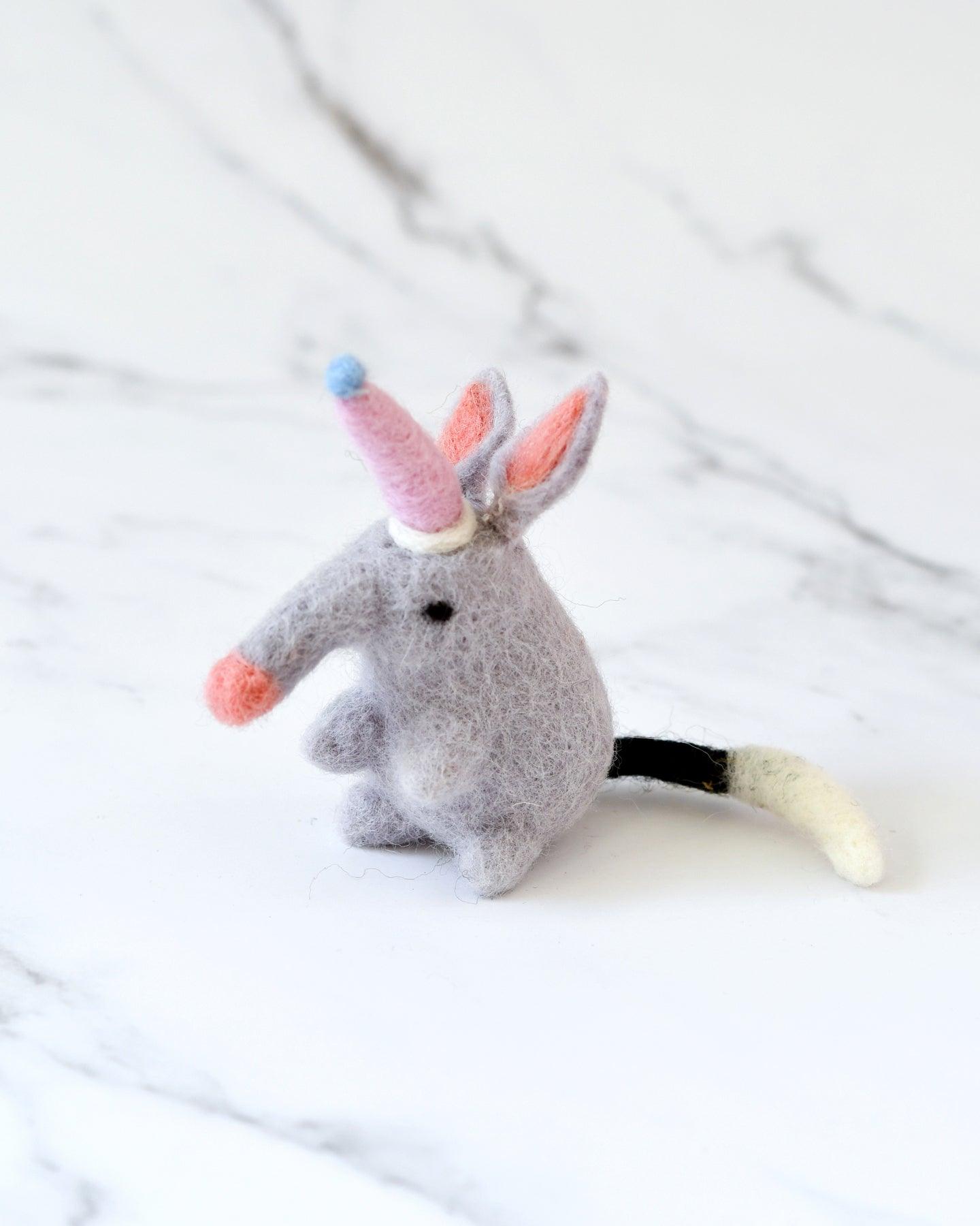 Felt Easter Party Bilby Toy - Kuranga Native Nursery