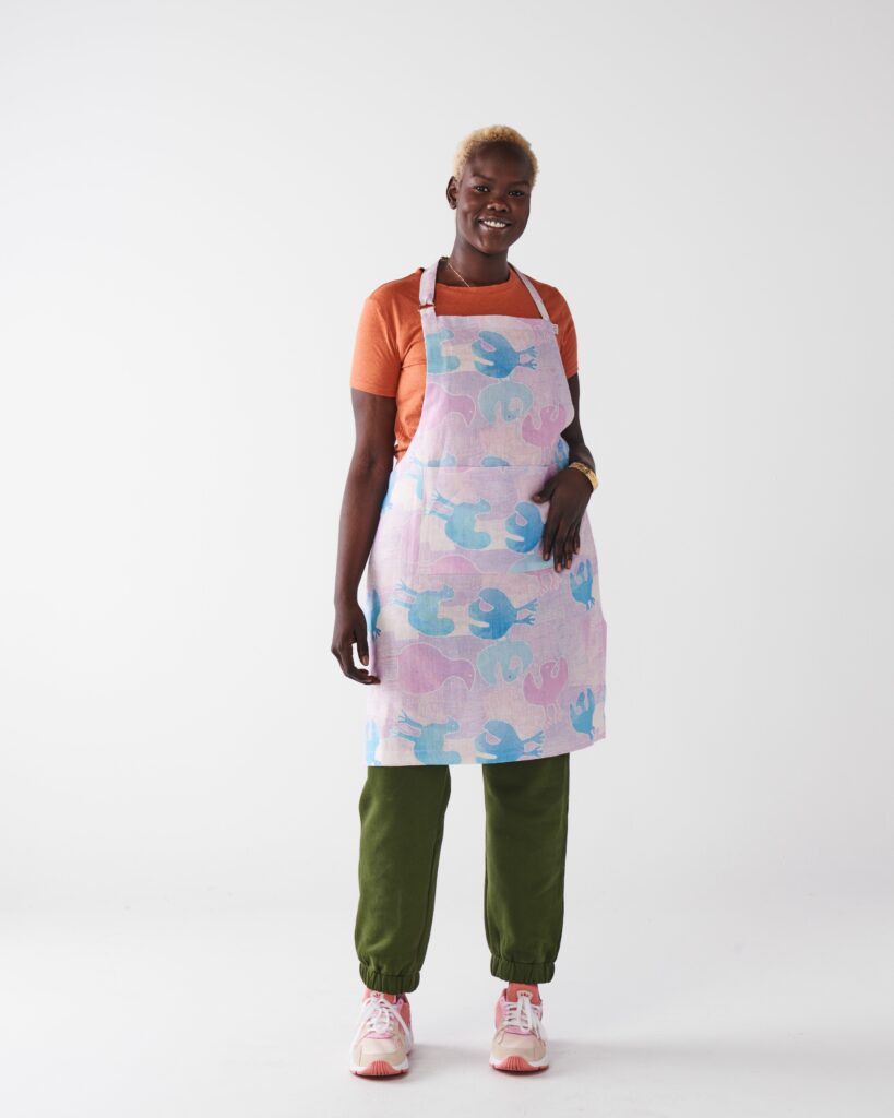 Tjulpu Kulunypa Linen Apron - Kuranga Native Nursery